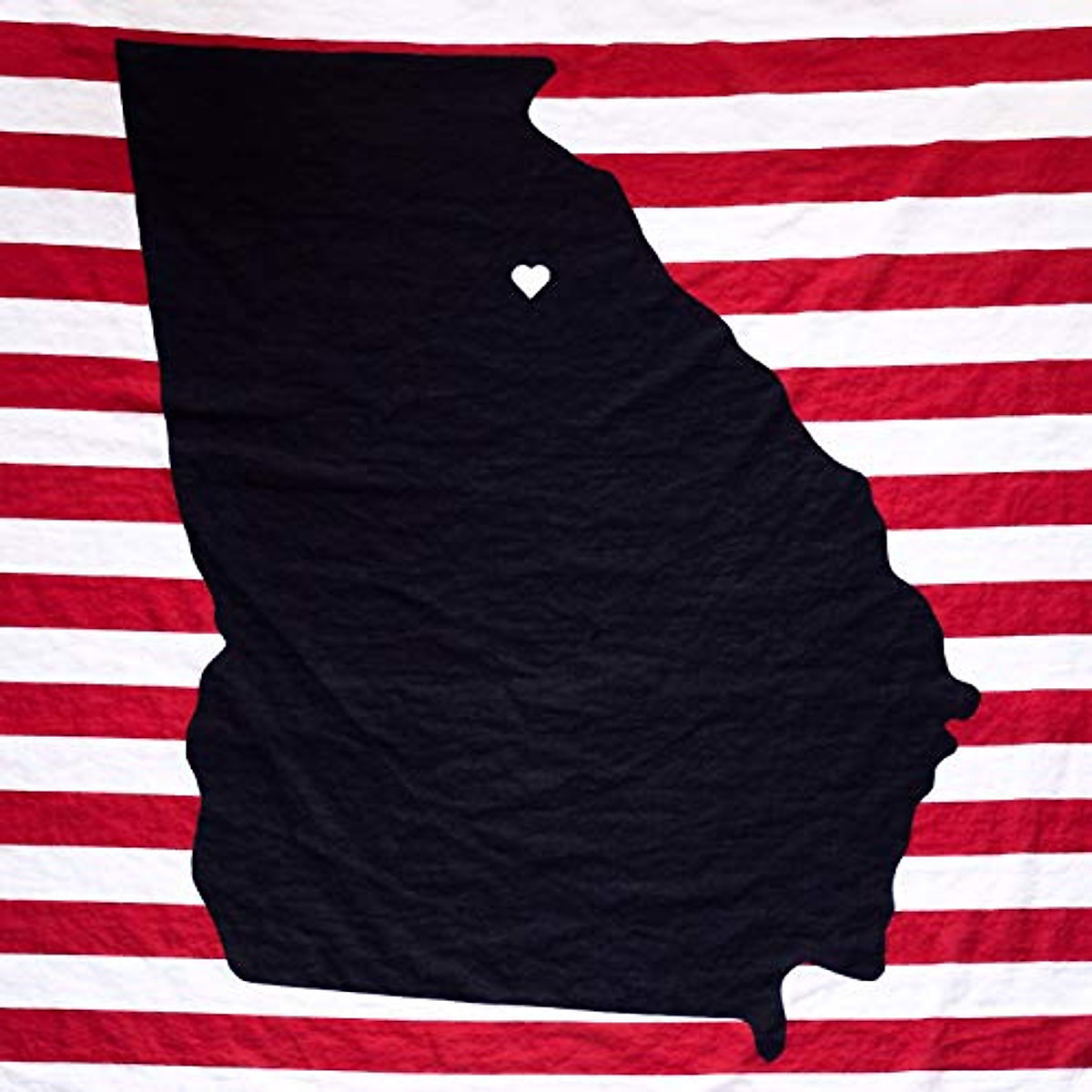 TWIG & BALE Athens Georgia Baby Blanket Organic Cotton Muslin Swaddle Blanket - 47" x 43" - Fans of Georgia Bulldogs Baby Gift for Boys Girls Receiving Blankets