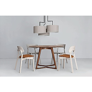 River 'Round' Dining Table. All solid Hardwood. Highest quality on Amazon.