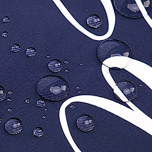 Merrycolor Set of 4 Outdoor/Indoor Pillow Covers 18x18 Waterproof Navy Blue and White Floral Decorative Pillow Covers Outdoor Pillows for Patio Furniture