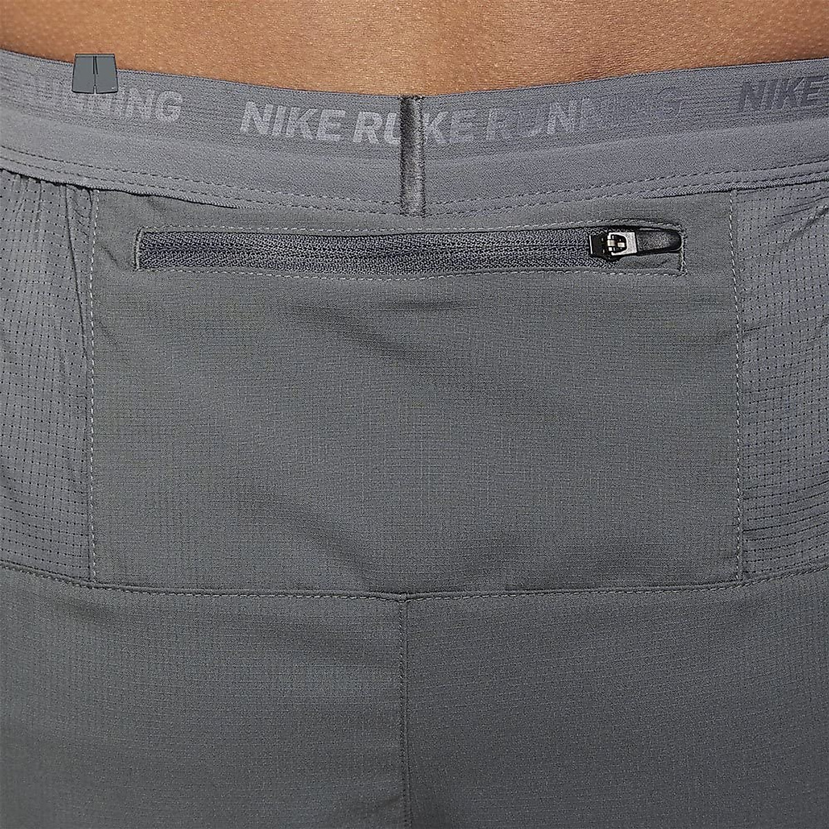Nike Dri-FIT Stride Men's 7" 2-in-1 Running Shorts (as1, Alpha, m, Regular, Regular, Smoke Grey/Dark Smoke Grey/Black)