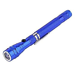 TTSLVS Gifts for Dad&Men Fathers Day,Magnetic Pickup Tool with LED, Telescoping Magnet Flashlight Pickup Stick Cool adget,Thanksgiving Day Christmas Stocking Stuffers Gift for Husband Boyfriend,Blue