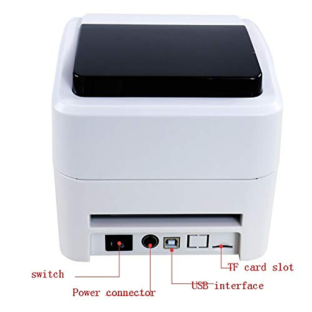 VIBY 10mm Width High Print Speed 152mm/s Thermal Label Printer Thermal Barcode Thermal Shipping Label Printer Support QR Code