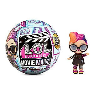 LOL Surprise Movie Magic Dolls with 10 Surprises Including Limited Edition Doll, Film Scenes, Movie Prop Accessories, Color Change – Collectible Gift for Kids, Toys for Girls Boys Ages 4 5 6 7+ Years