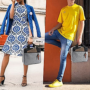 BMHLINYI Large Bible Cover, Church Bag with Handle Zippered Pocket，to Protect The Good Book，Perfect Gift for Men Women Father Kids.