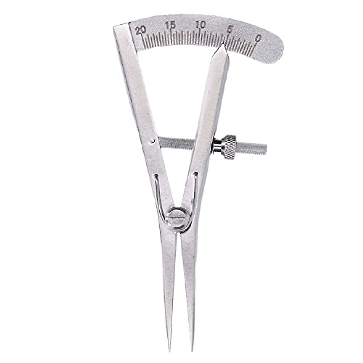 Marking Gauge, Metal Compass Multipurpose High Accuracy Adjustable for Leather Trimming Projects(Screw lock type marking gauge)
