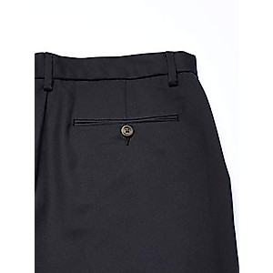 Amazon Essentials Men's Slim-Fit Flat-Front Dress Pant, Black, 32W x 30L
