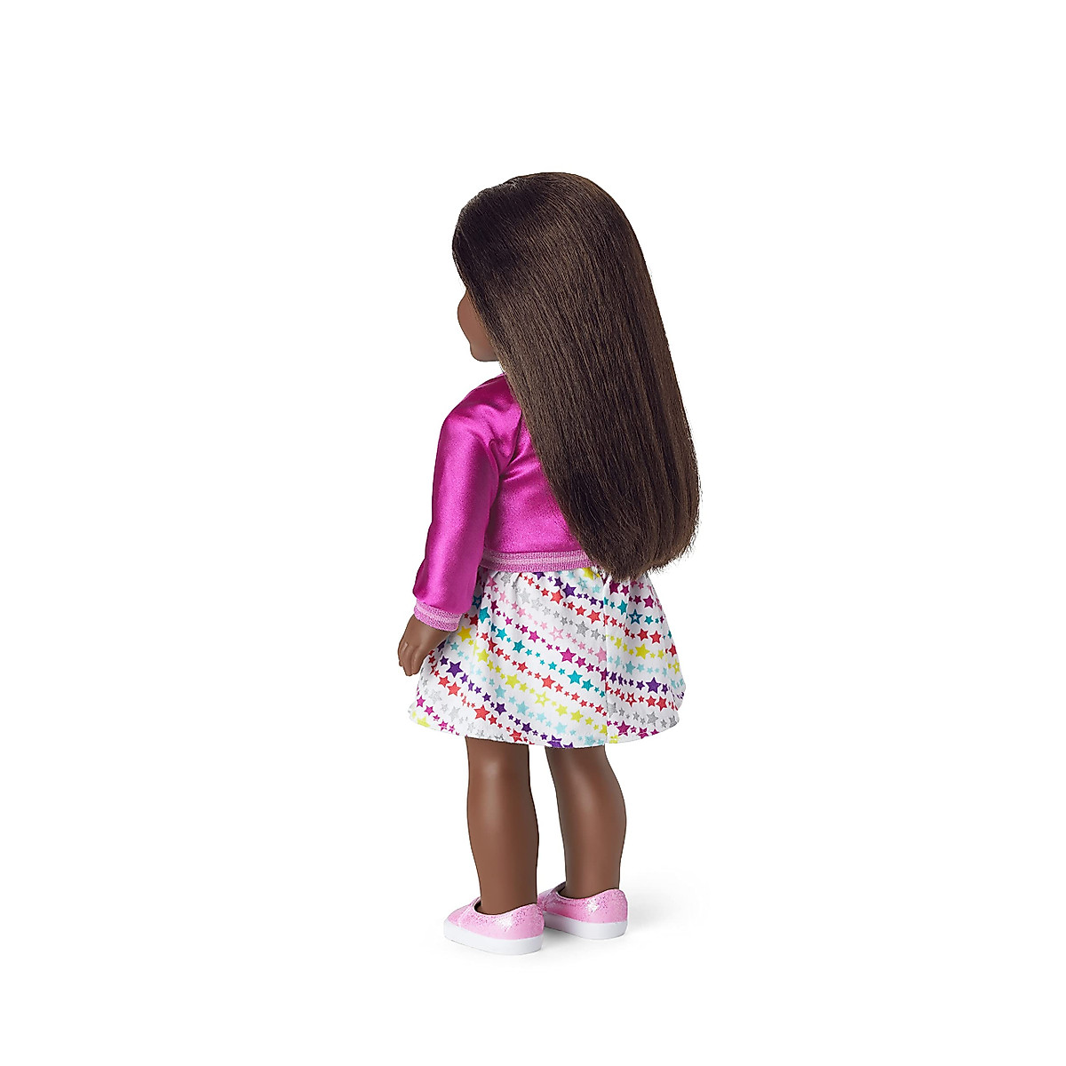 American Girl Truly Me 18-inch Doll #80 with Brown Eyes, Black Hair, and Very Deep Skin with Neutral Undertones, For Ages 6+