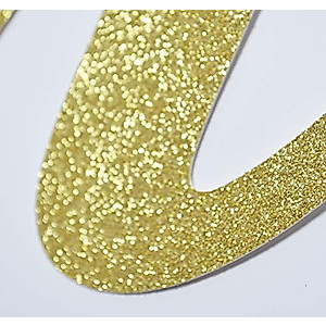 Bach & Boozy Palm Leaf Glitter Gold Banner, Bachelorette Party Banner, Bachelorette Decorations (Gold)