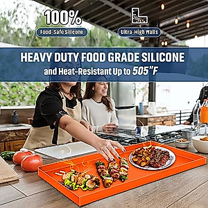 28-Inch Silicone Griddle Cover for Blackstone - Stain and Rust Protection - Perfect Fit and Easy to Clean Blackstone Griddle Cover