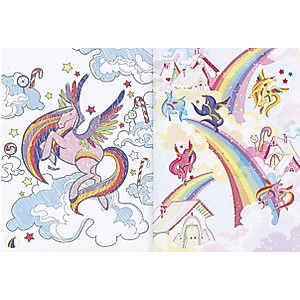 Usborne Little Transfer Book : Unicorns with over 600 transfers