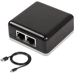 SinLoon RJ45 Network Splitter Adapter Gigabit,1000Mbps Ethernet Cable Splitter 1 to 2, RJ45 Network Extension Connector,Two Devices Share The Internet at The Same Time(Gigabit 1 to 2)