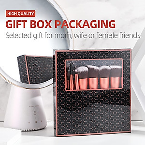 BS-MALL Makeup Brushes Stand Up Premium Synthetic Foundation Powder Concealers Eye Shadows (14Black)