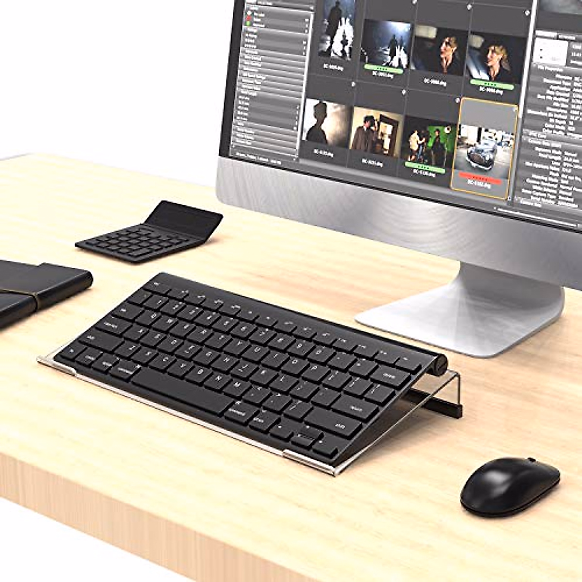 KOTEMON Mini Computer Keyboard Stand-11.8'' x 5.1''-Small Computer ...