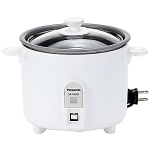 Panasonic Mini Cooker (1.5Go / 225g) SR-MC03-W (WHITE)【Japan Domestic Genuine Products】 【Ships from Japan】