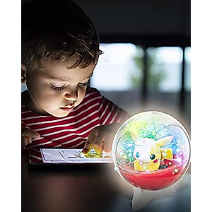 Make Your Own Night Light Kit for Kids - Light-Up Easter Egg Terrarium Craft Kit for Pokemon - Arts & Crafts Activities Kit - Bedroom Decoration Easter Gifts for 4 5 6 7 8-12 Year Old Kids- Yellow