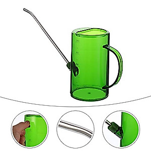 TEHAUX Watering Can Shower Pot Plastic Stainless Steel