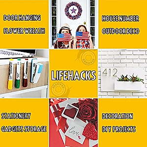 CZoffpro Double Sided Tape Heavy Duty - Clear Mounting Tape Adhesive Tape Two Sided Tape, Transparent Strong Tape Removable Double Stick Tape Wall Strips Picture Carpet Tape, 1.18" x 40"