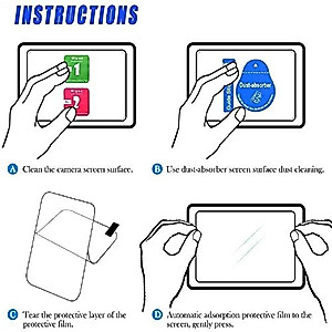 QIBOX Screen Protector Compatible with Sony Alpha a7RIII a7RIV A7R3 A9 A7RII A7SII A77II RX100 Camera, Tempered Glass Screen Guard Full Coverage Edge to Edge[3 Pack], Not for A7IV Camera