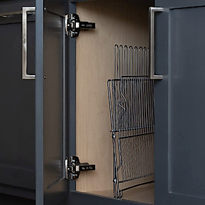 Better Houseware 1483 Junior Folding Dish Rack, Black