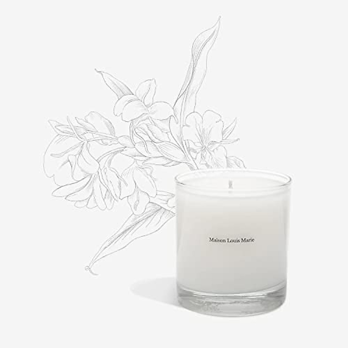 Maison Louis Marie - No.12 Bousval Natural Soy Wax Candle | Luxury Clean Beauty + Non-Toxic Fragrance (8.5 oz | 240 g)