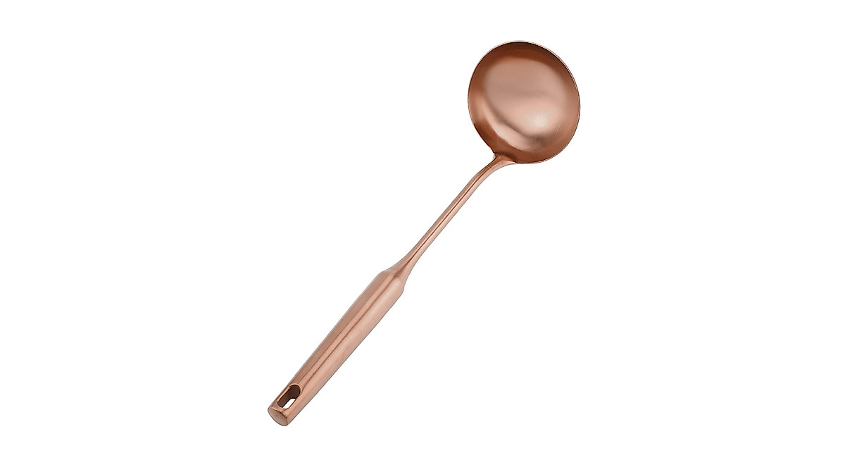 Stainless Steel Soup Ladle & Kitchen Turner Rose Gold | Durable Cooking ...