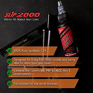 Slip 2000 Gun Lube - Buddy Pack- Penetrating Gun Lubricant Lubricating CLP Gun Cleaner - Combo Pack