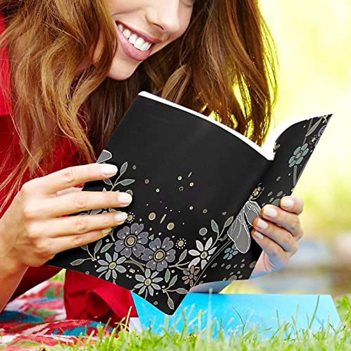 KUIFORTI Novelty Dragonfly Book Covers for Paperback,Book Protector Boys Girls Textbook Notebook Pouch Sleeves 9 * 11 Inch Book Cover Paper Decorative for Home School Office