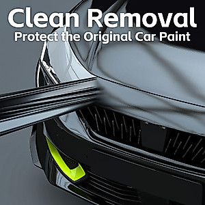 Lypumso High Gloss Black Car Vinyl Wrap Roll 1ft x 10ft Featuring Bubble Free Air-Release Technology Self Adhesive Car Wrap Film Automotive Vinyl Tape Roll for Vehicle Moto Furniture DIY Interior