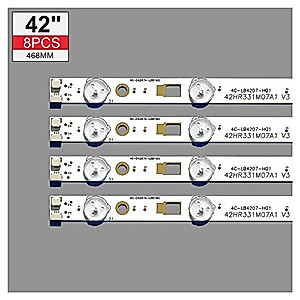 CEVIZ L42F1600E 40-D4287A-LBA2 Fit for LIG 42HR331M07A1 4C-LB4207-YH6/HQ1 466MM 3V 42 Inch Use Aluminium LCD TV Backlight Bar