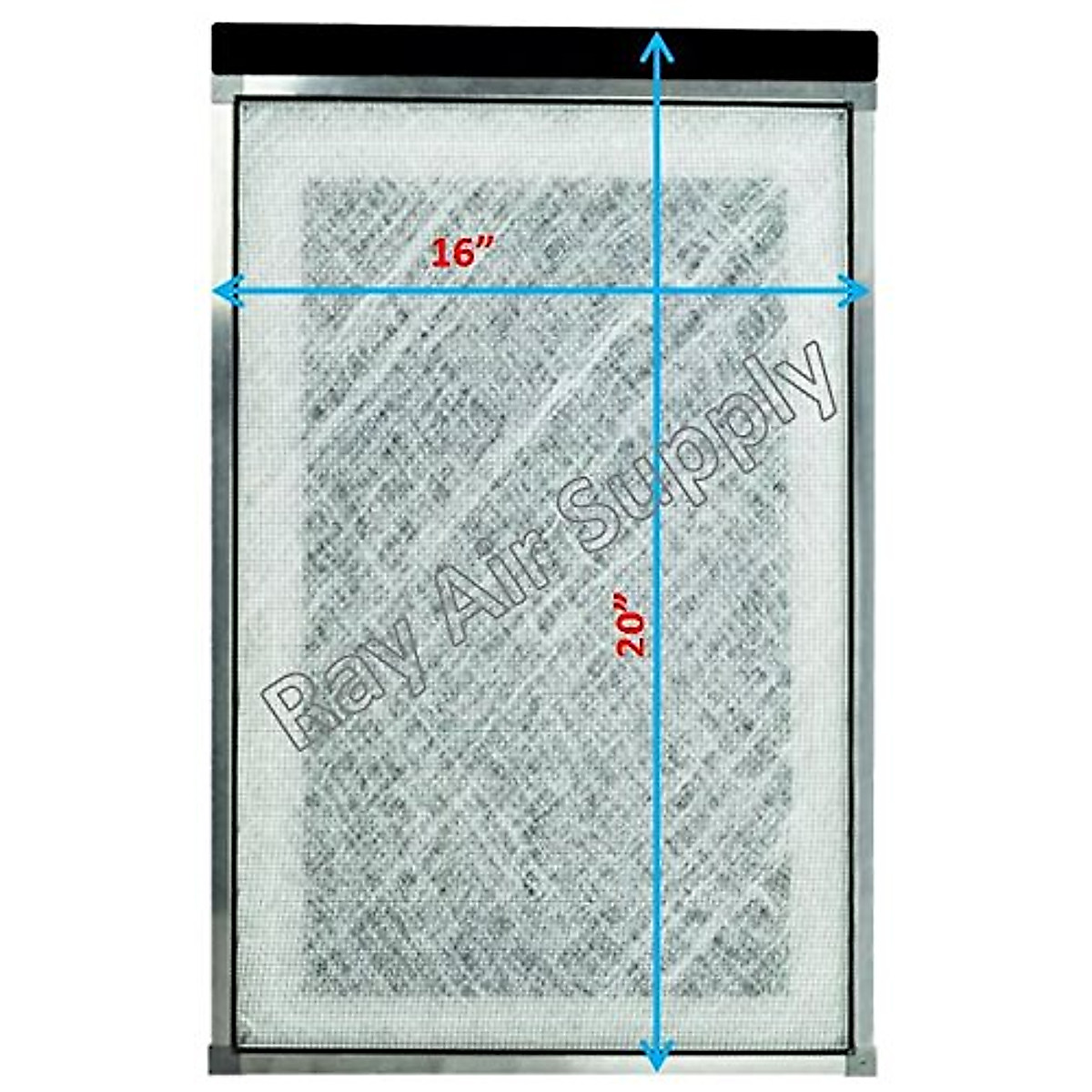 RAYAIR SUPPLY 16x20 Air Ranger Replacement Filter Pads 16X20 (3 Pack) White