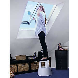 Wedo 212 200 Plastic Kickstool in White