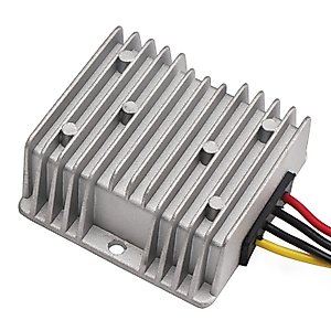 DROK Waterproof 60W Automatic Step Up Down Voltage Regulator Stabilizer 10V-36V to 12V 5A Buck Boost Power Converter 12V Volts Regulator for Fan Motor