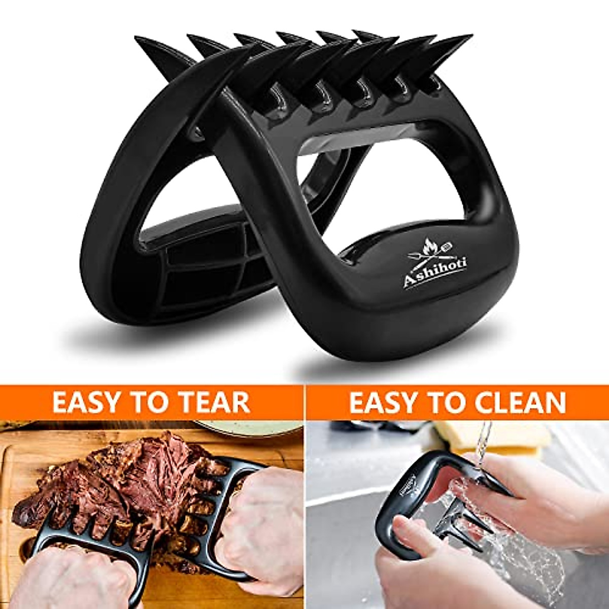 Grilling Accessories,BBQ Accessories with Silicone BBQ Gloves,Grill Mats,Grill mesh Mats,Food Grade Meat Claws, Digital Meat Thermometer, BBQ Grill Tools Set for Barbecue Roasting Baking