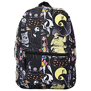 Disney Nightmare Before Christmas 16" Laptop Backpack Cargo Jack Skellington AOP