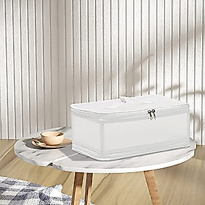 TUNKENCE Storage Foldable Transparent PP Case Clothes Stackable Box Organizer Waterproof Housekeeping & Organizers Storage Bins for Baby