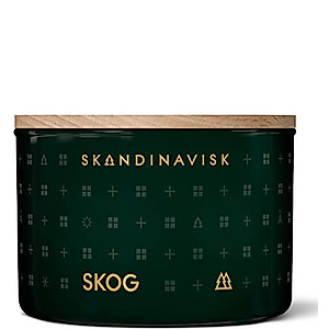 Skandinavisk Skog 'Forest' Scented Candle. Fragrance Notes: Pine Needles and Fir Cones, Birch Sap and Lily of The Valley. 3.17 oz.