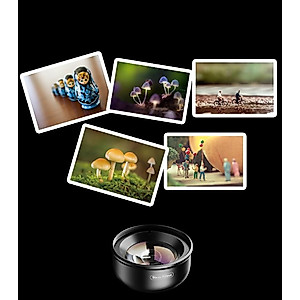 toyofmine Professional Macro Photography Lens for Smartphone, Macro Lenses for iPhone, Samsung, Galaxy, Oneplus, Android Phone(Fits for Almost All Phone), Cell Phone Macro Lens Attachment for iPhone