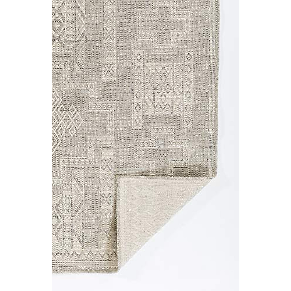 Momeni Hampton Transitional Indoor/Outdoor Area Rug, Grey, 2' X 3'