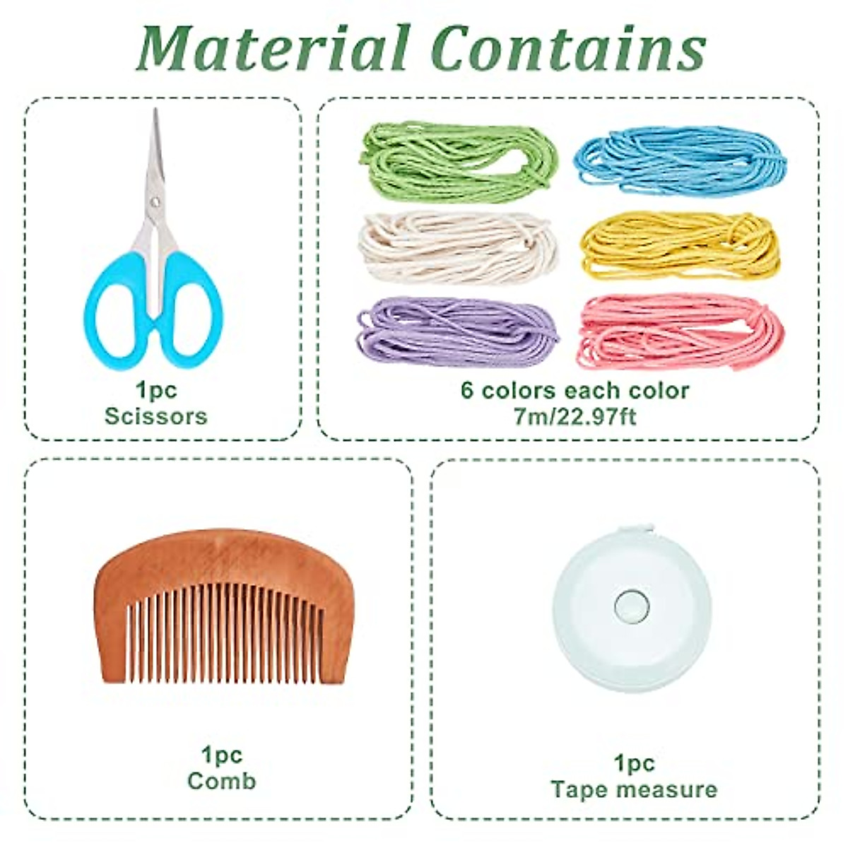 FREEBLOSS 6 Set Macrame Bookmarks Kit DIY Bookmark with Tassels Bohemian Braided Book Markers for Women Hand Knitted Bookmarks for Book Lovers