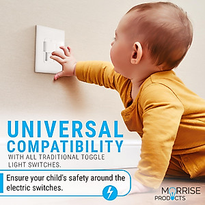 Child Safety Garbage Disposal Light Switch Lock | Guard Children Protect With Push and Slide Switch