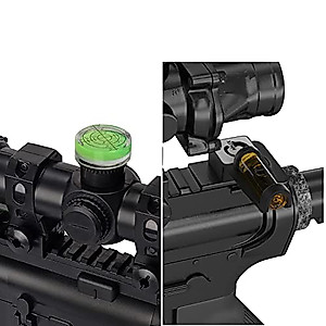 GHHJX Scope level, Scope Mounting Kit,Professional Magnetic Scope Leveling Tool ,Set of 2 (Circular)