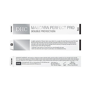 DHC Mascara Perfect Pro Double Protection, Black, 17 oz (5g) Net wt.
