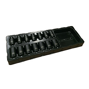 Sunex 3328 Sunex 3328 3/8-Inch Drive Metric Mid-Depth Impact Socket Set, 14-Piece