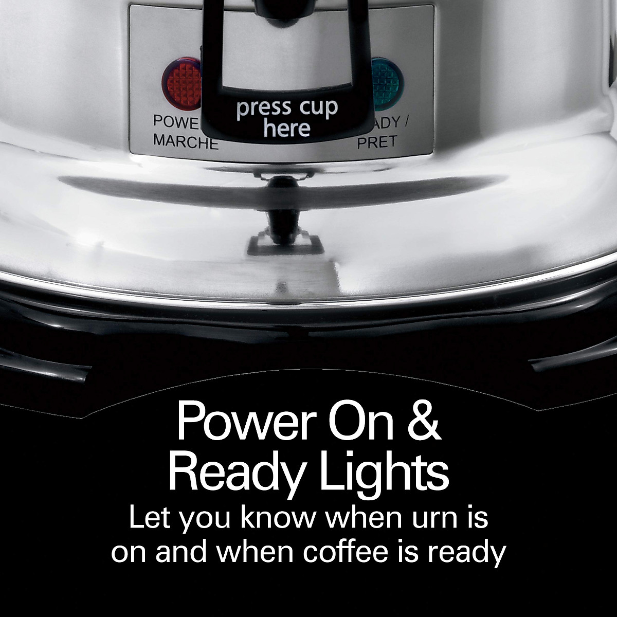 Hamilton Beach Commercial Stainless Steel Coffee Urn, 60 Cup Capacity D50065