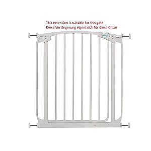 Dreambaby 24.5 in. White Chelsea Extension