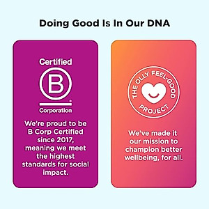 OLLY Hello Happy Gummy Worms, Mood Balance Support, Vitamin D, Saffron, Adult Chewable Supplement, Gluten Free, Tropical Zing - 90 Count