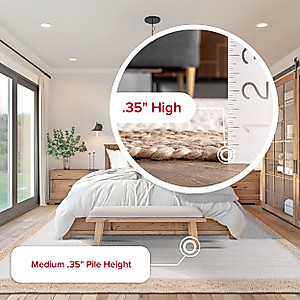 nuLOOM Eleonora Casual Jute Area Rug, 6x9, White