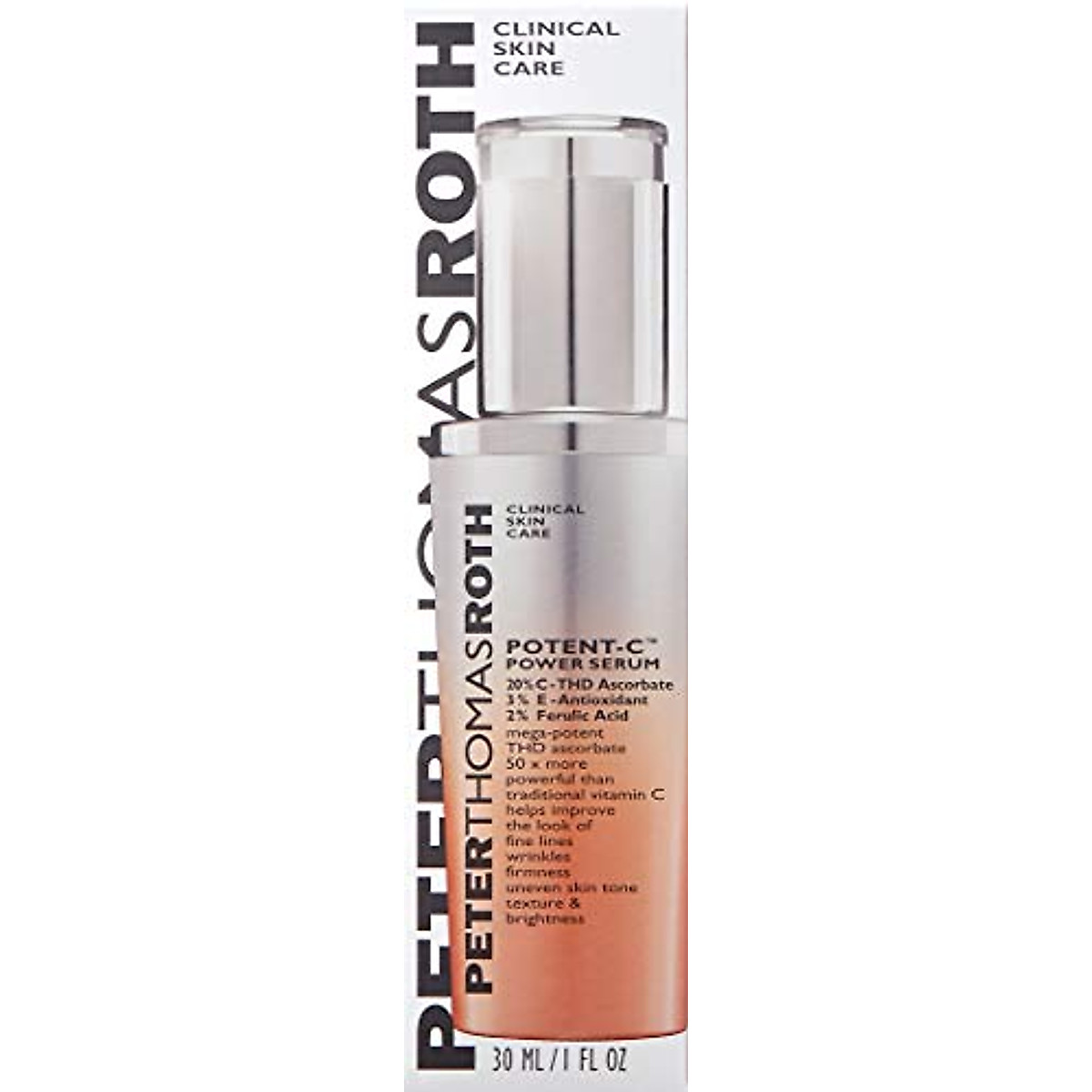 Peter Thomas Roth | Potent-C Power Serum | Brightening Vitamin C Serum for Fine Lines, Wrinkles, Uneven Skin Tone, Texture and Dehydrated Skin