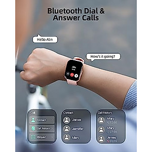 Parsonver Smart Watch, 1.91" HD Touch Screen Fitness Tracker Watch for Women Men(Answer/Make Calls), Heart Rate Blood Oxygen Sleep Monitor for Android iPhones, 112 Sports Modes IP68 Waterproof, FIFIX1