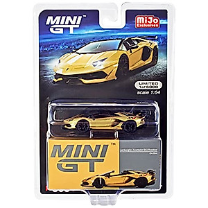 Truescale Miniatures Lambo SVJ Roadster Oro Elios Gold Metallic Limited Edition to 6000 Pieces Worldwide 1/64 Diecast Model Car by True Scale Miniatures MGT00363